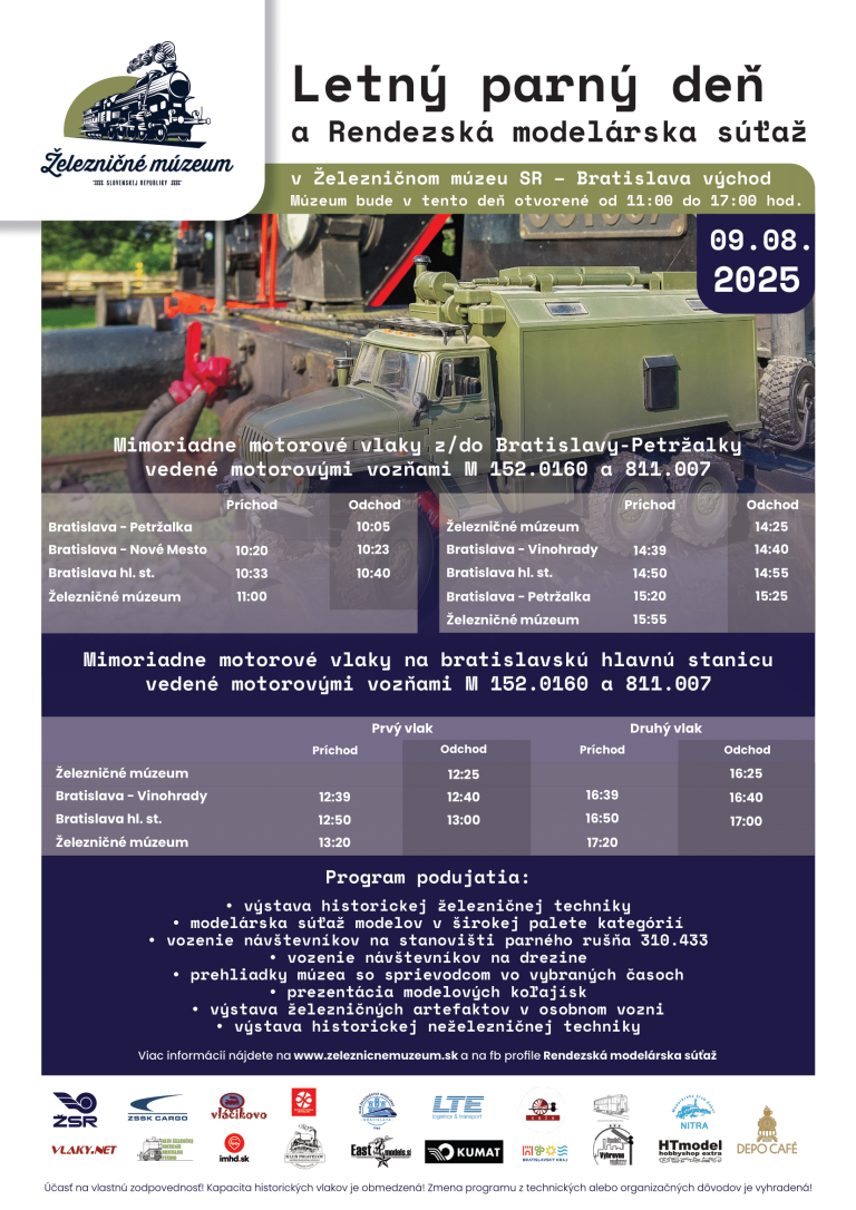 ŽSR | Letný parný deň opäť oživí Rendez, tentoraz aj s novinkou ...